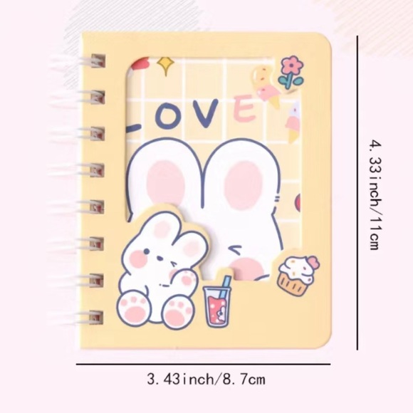 SimplyBeautyful | Other | Cute Cartoon Spiral Coil Notebook Notepad 8 ...